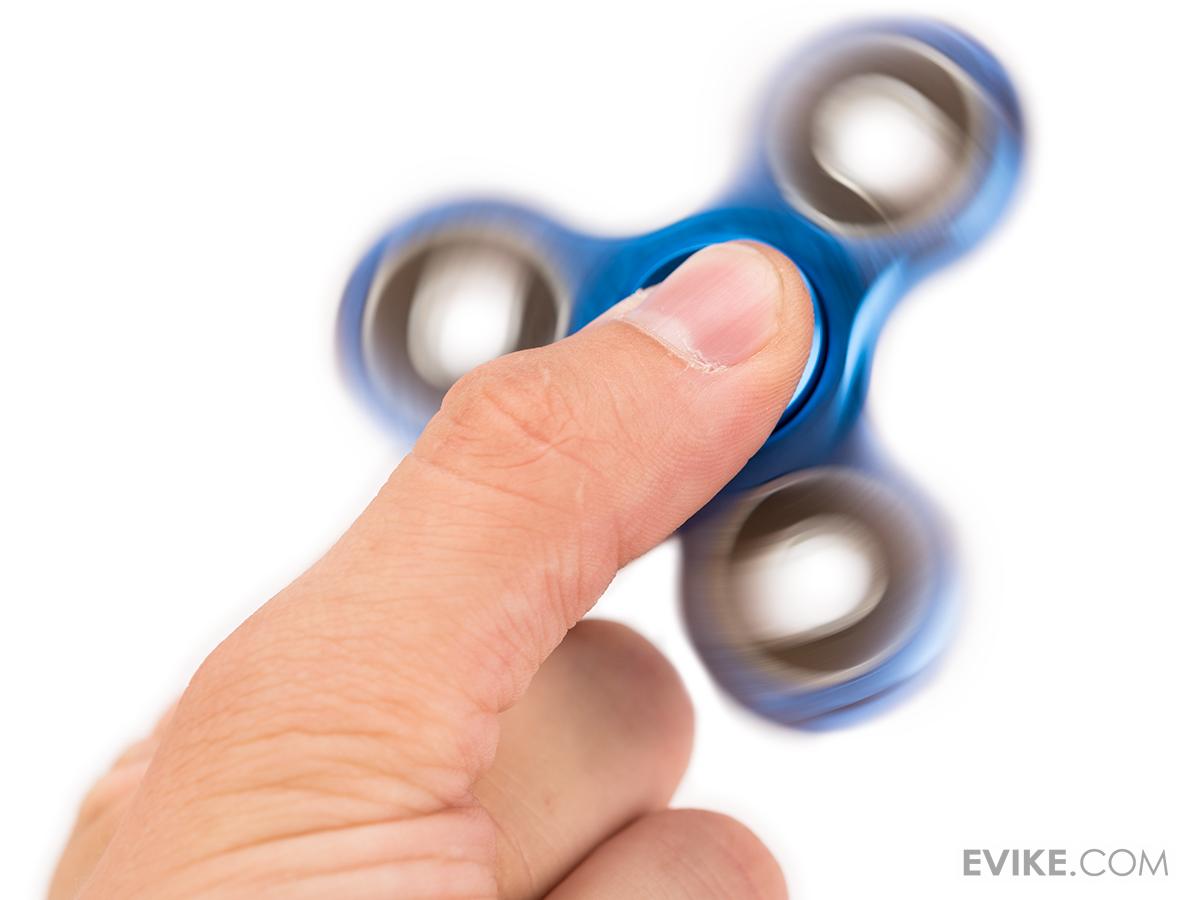 Evike.com Machined "Stress Free" Aluminum Fidget Spinner (Color: Blue ...