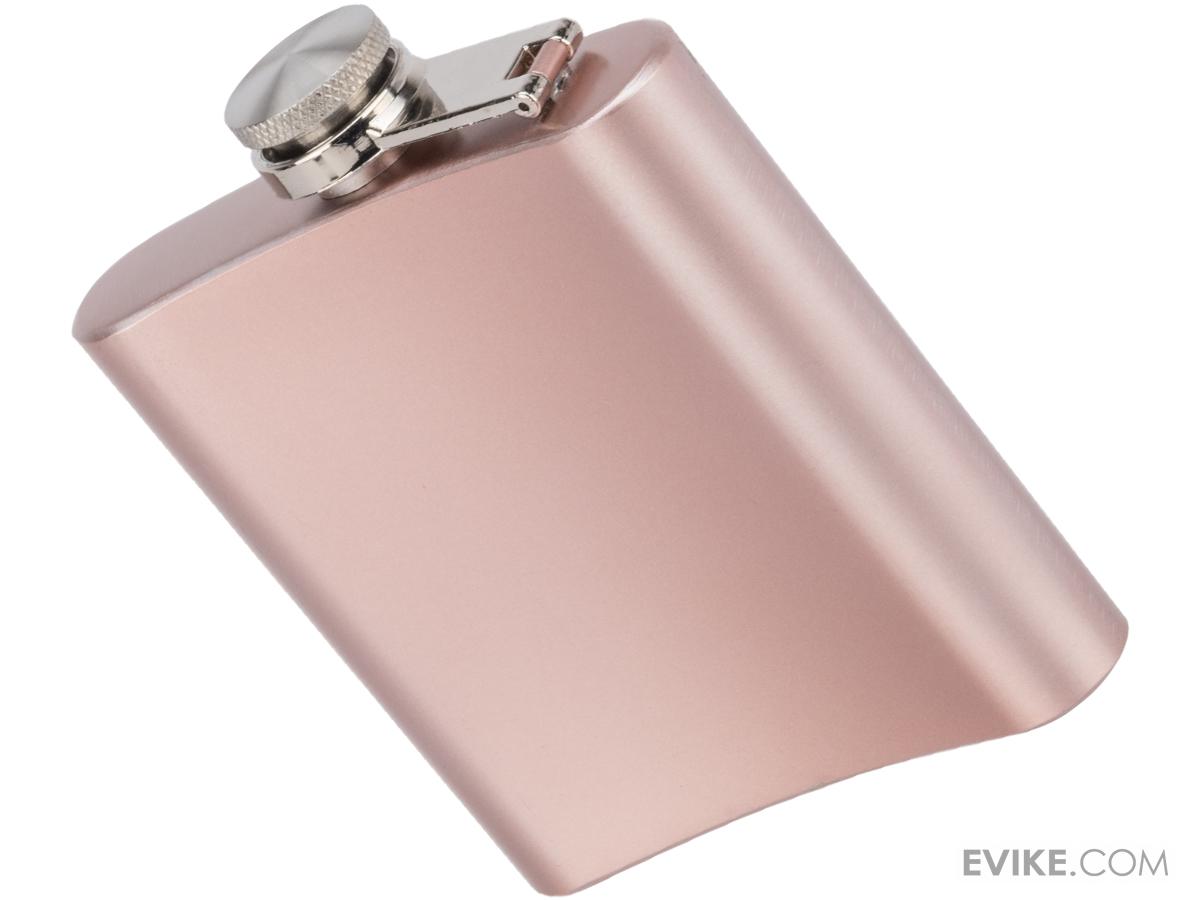 Evike.com 6oz Stainless Steel Beverage Flask (Color: Pink), Evike Stuff ...