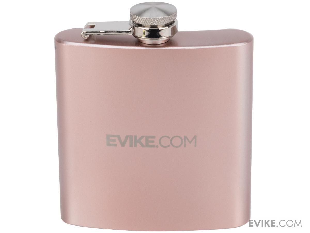 Evike.com 6oz Stainless Steel Beverage Flask (Color: Pink), Evike Stuff ...