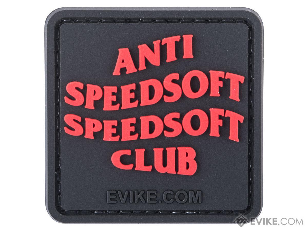 Evike.com "Anti Speedsoft" PVC Morale Patch, Tactical Gear/Apparel, Patches