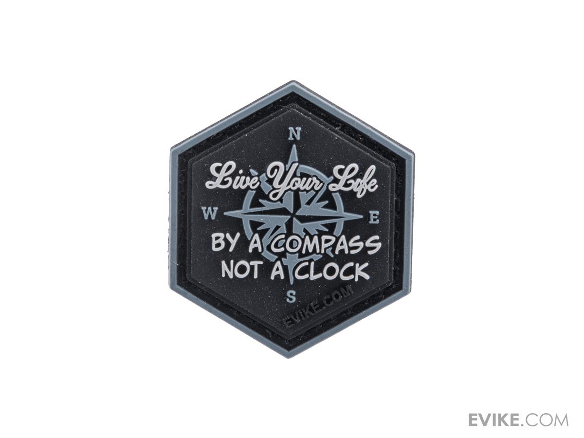"Operator Profile PVC Hex Patch" (Model: Compass Not A Clock), Tactical ...