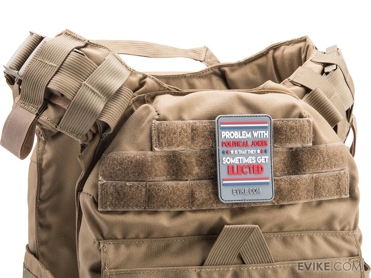 Evike.com "Political Joke" PVC Morale Patch, Tactical Gear/Apparel, Patches