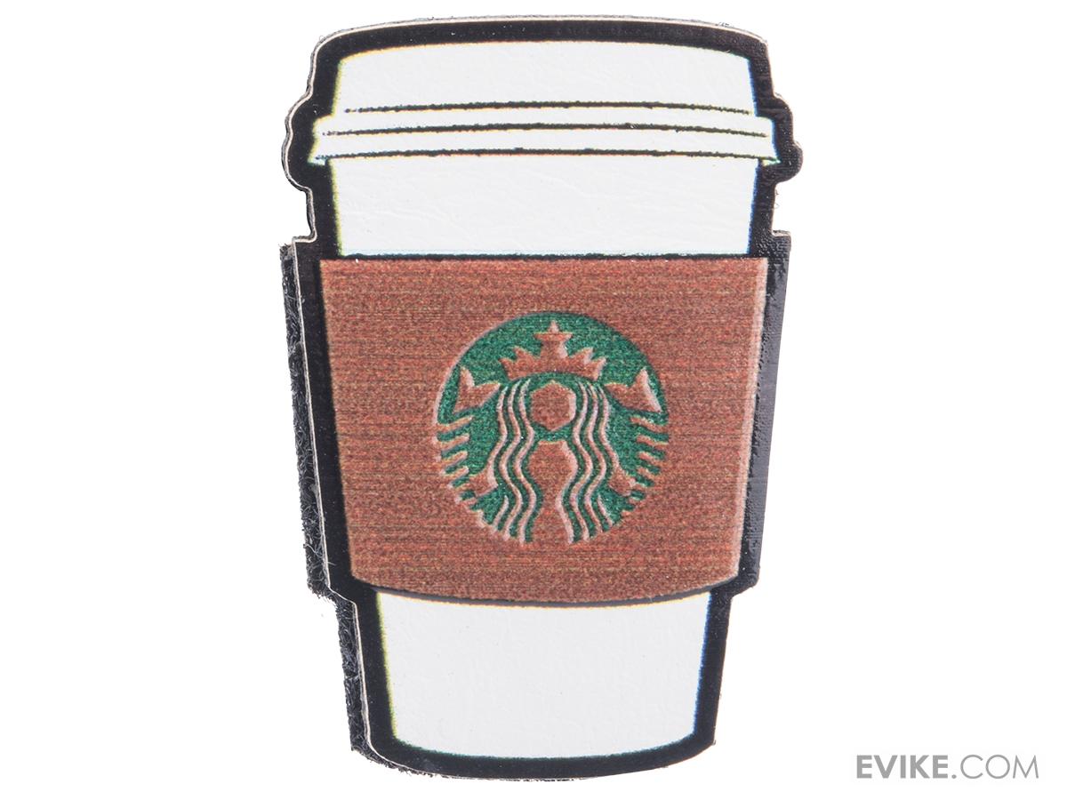 Evike.com "Doge Coffee Cup" PVC Morale Patch, Tactical Gear/Apparel, Patches