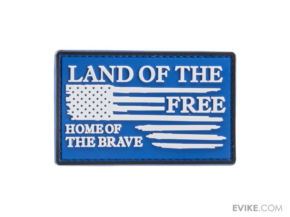 Evike.com "Home of the Brave" PVC Morale Patch, Tactical Gear/Apparel ...