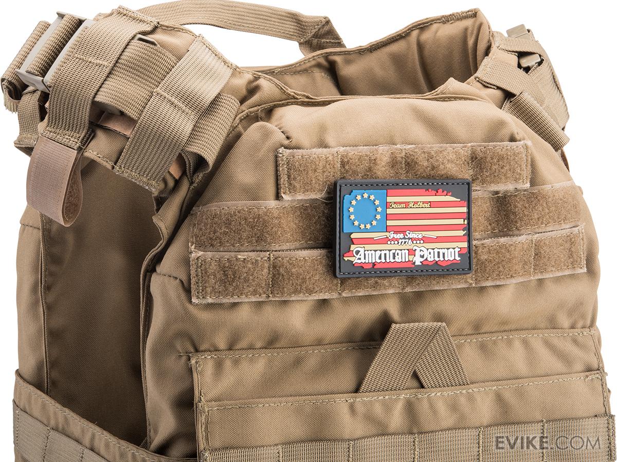 Evike.com "American Patriot" PVC Morale Patch, Tactical Gear/Apparel, Patches