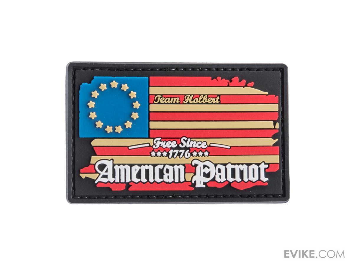 Evike.com "American Patriot" PVC Morale Patch, Tactical Gear/Apparel, Patches