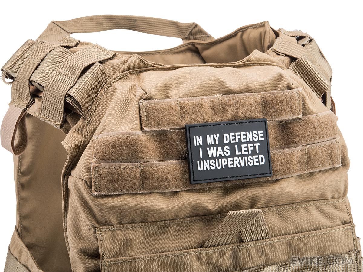 Evike.com "In My Defense, I Was Left Unsupervised" PVC Morale Patch ...