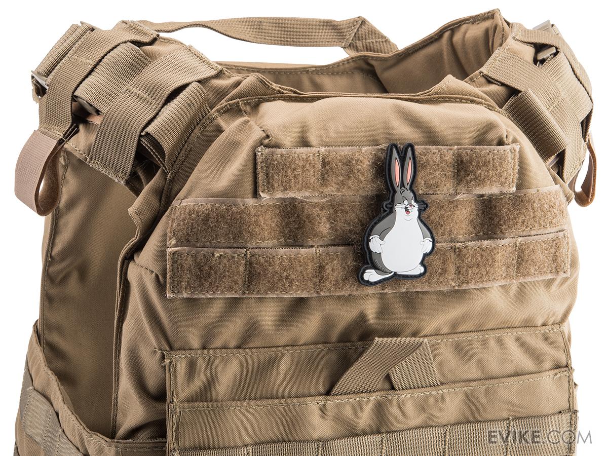 Evike.com "Big Chungus" PVC Morale Patch, Tactical Gear/Apparel, Patches