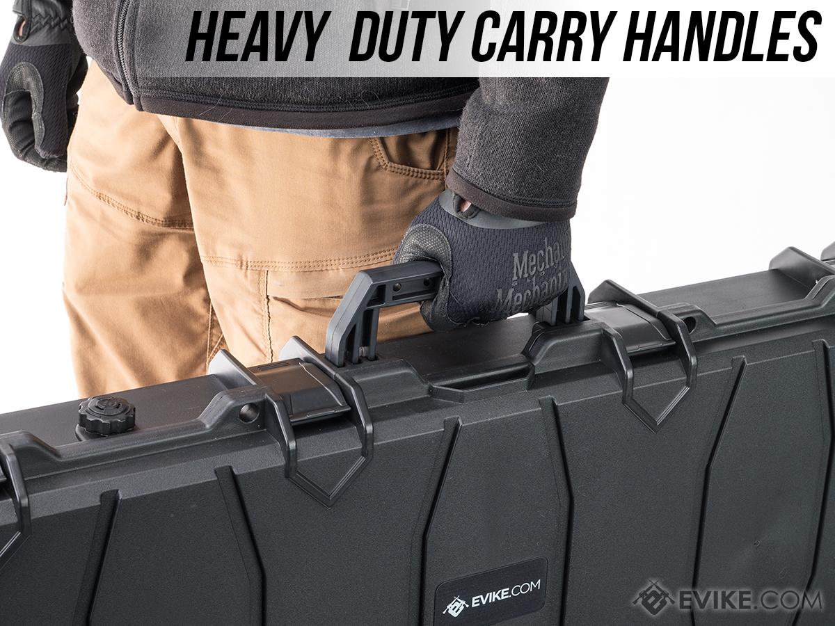 Evike.com Stackable Rolling Rifle Case w/ Customizable Grid Foam (Model ...