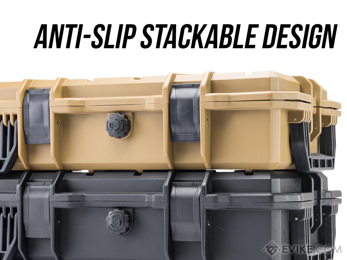 Evike.com Stackable Rolling Rifle Case w/ Customizable Grid Foam (Model ...