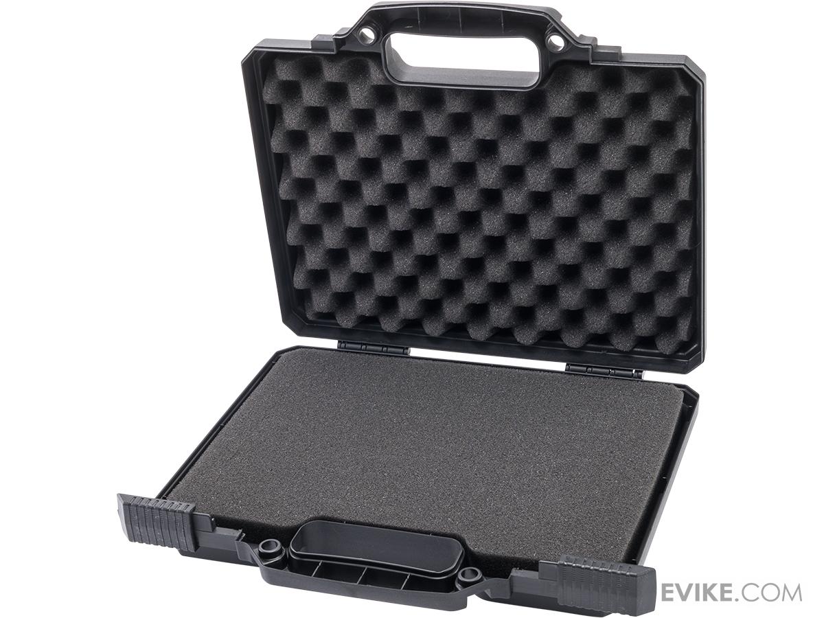 Evike.com Stackable Pistol Case w/ Padded Foam Interior (Color: Black ...