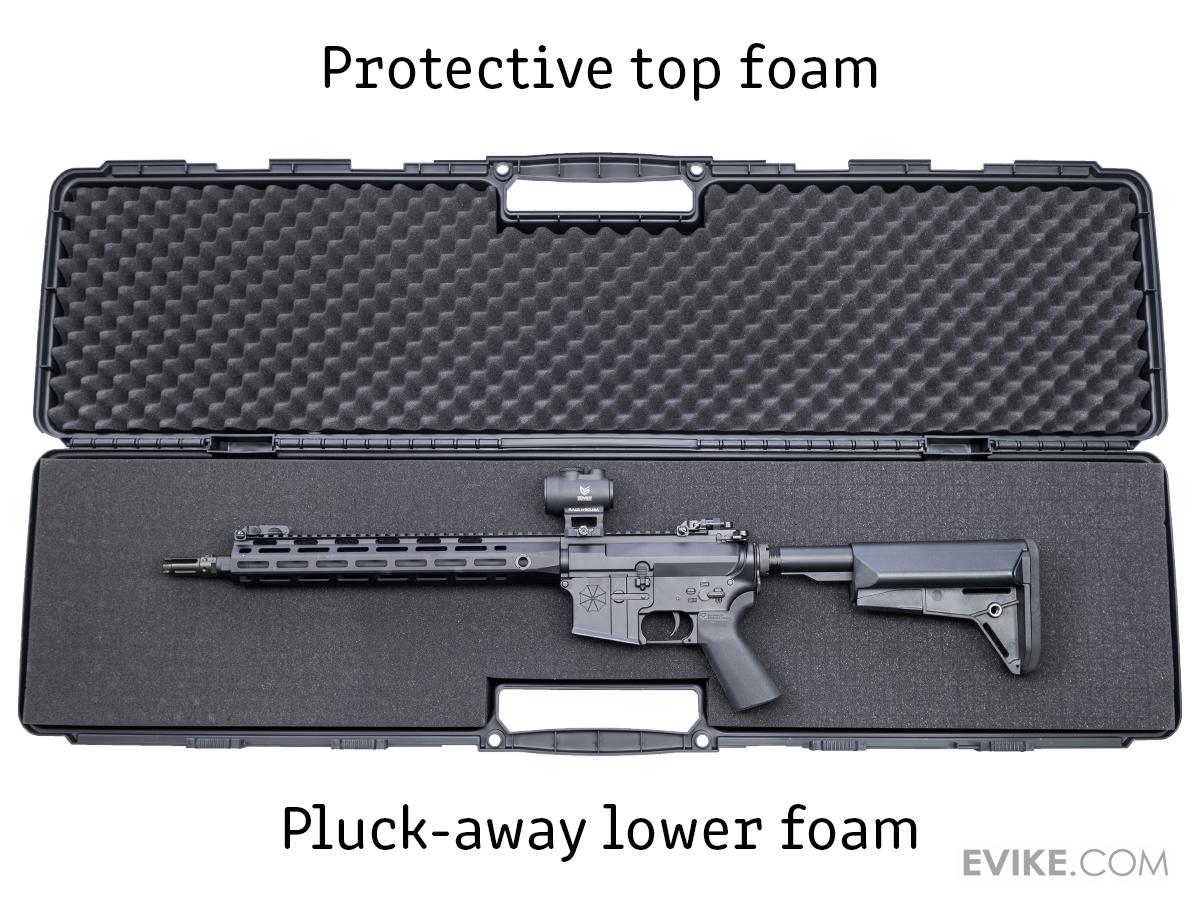 Evike.com Stackable 47" Rifle Case w/ Padded Foam Interior (Color ...