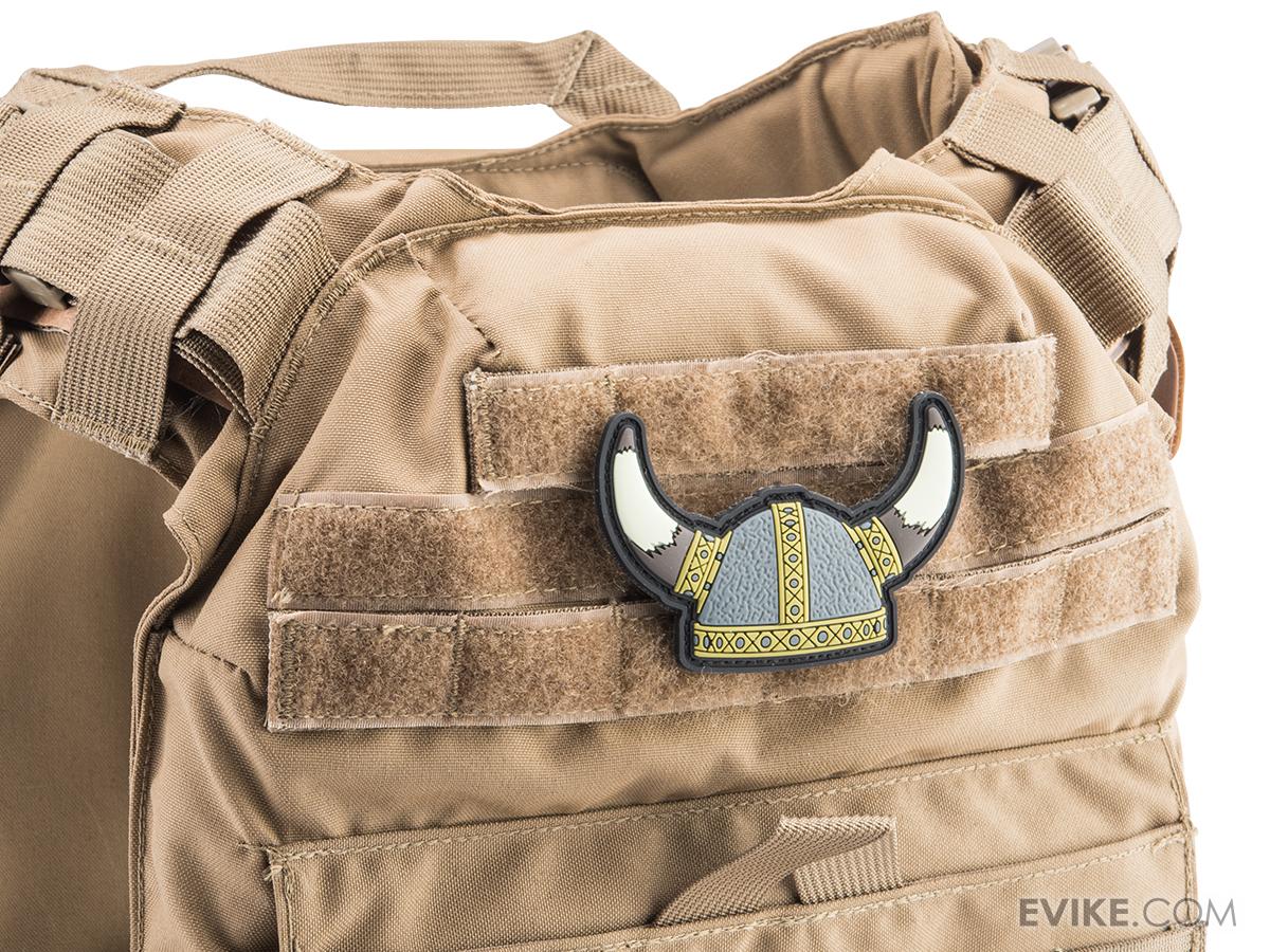 Evike.com Viking Shield PVC Morale Patch (Style: Charger), Tactical Gear/Apparel, Patches
