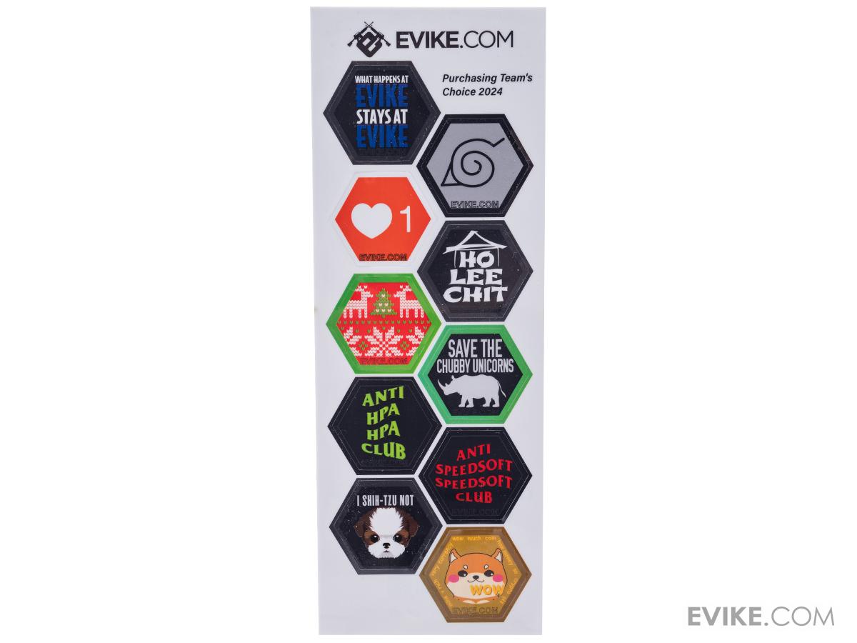 Evike.com "Operator Profile" Vinyl Hex Decals (Style: Purchasing Team's ...