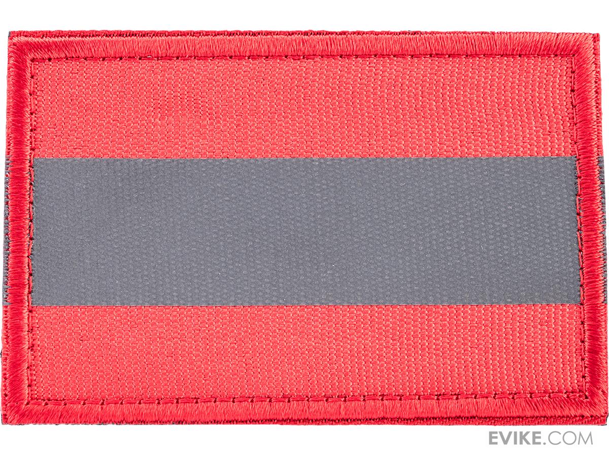 Evike.com IR Reflective Nylon Embroidered Patch (Color: Red / Short ...
