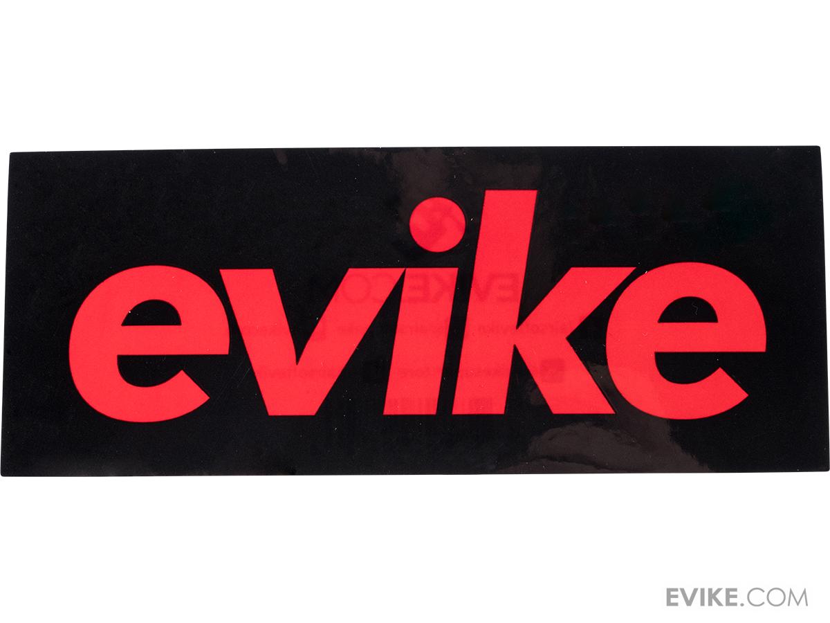Evike Box Vinyl Decal Box Logo Sticker (Type: Black / Red), Evike Stuff ...