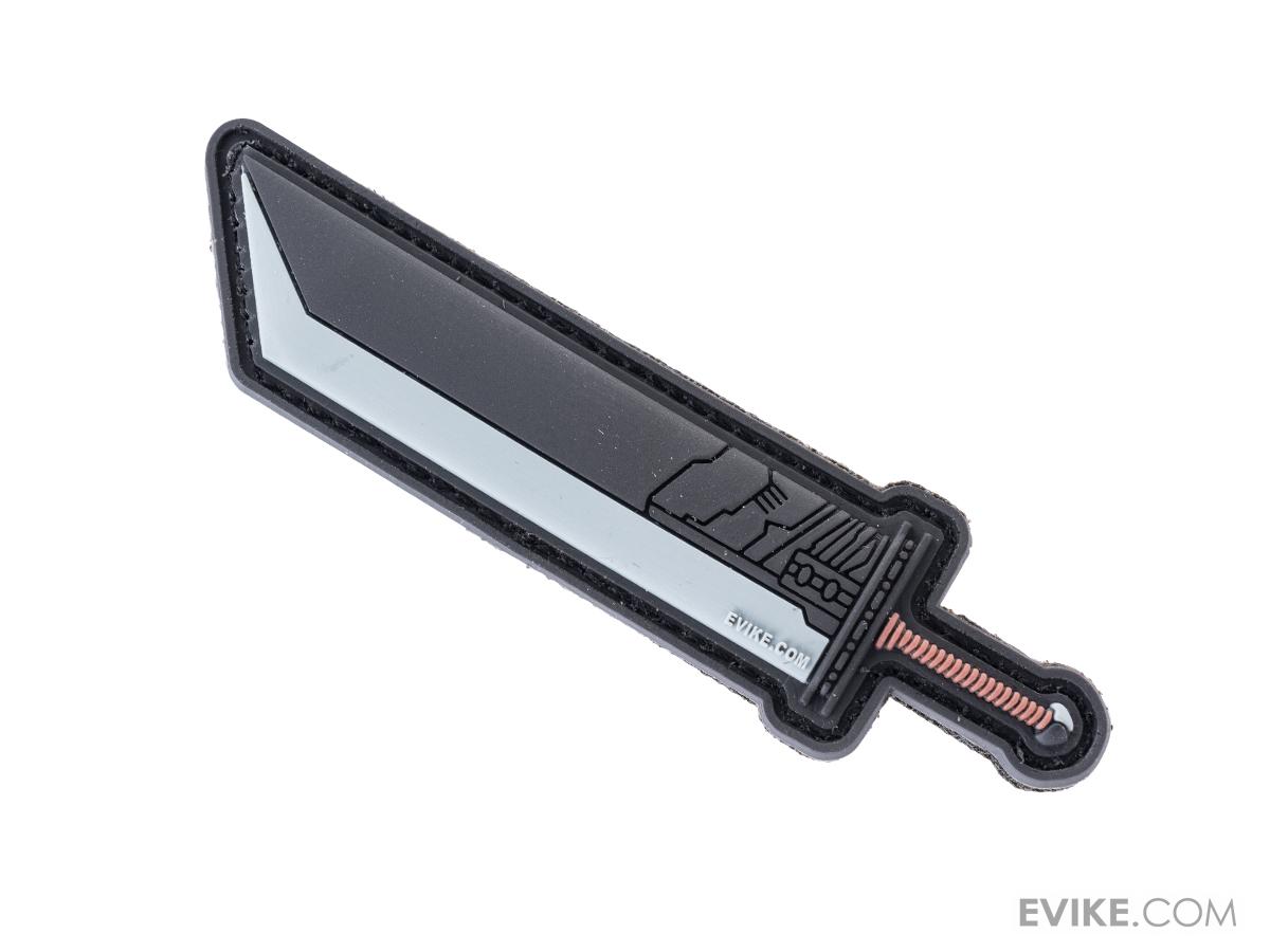 Evike.com "Buster Sword" PVC Morale Patch, Tactical Gear/Apparel, Patches
