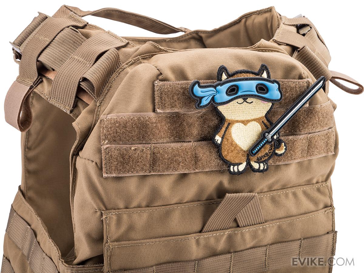 Evike.com "Teenage Mutant Shinobi Doge" PVC Morale Patch (Model: Blue Sword), Tactical Gear ...