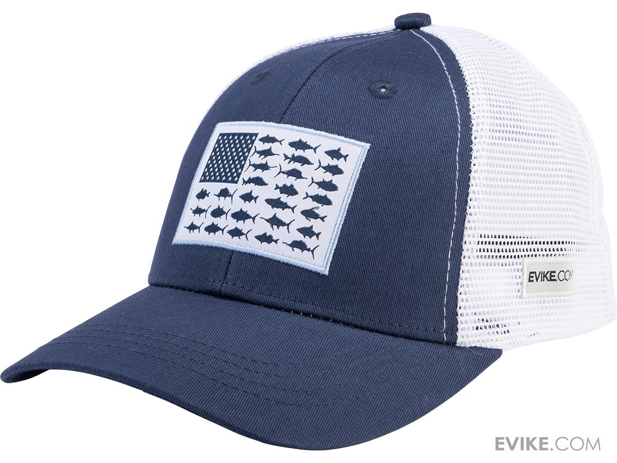 Evike.com Helium Armour UPF Curved Brim Baseball Cap (Color: Navy-White ...