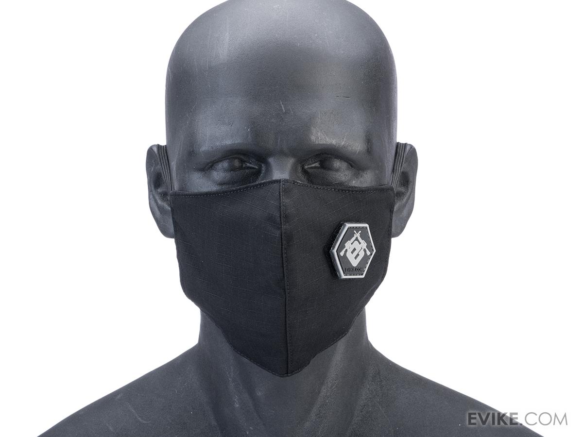 Evike.com Reusable Ripstop Face Mask w/ Hook-and-Loop Hex Patch Panel ...