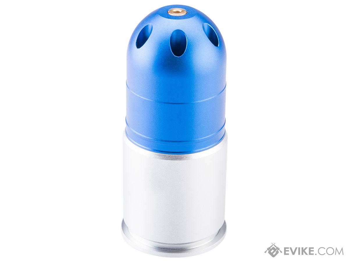 Evike.com CNC Aluminum Airsoft 40mm Gas Grenade Shell (Model: 18rd ...