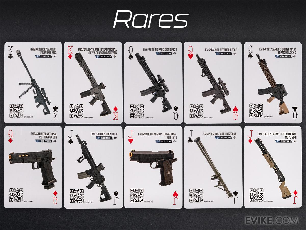 Evike.com "Weapons Cache" Ultimate Collectible Playing Cards (Set: 1st ...