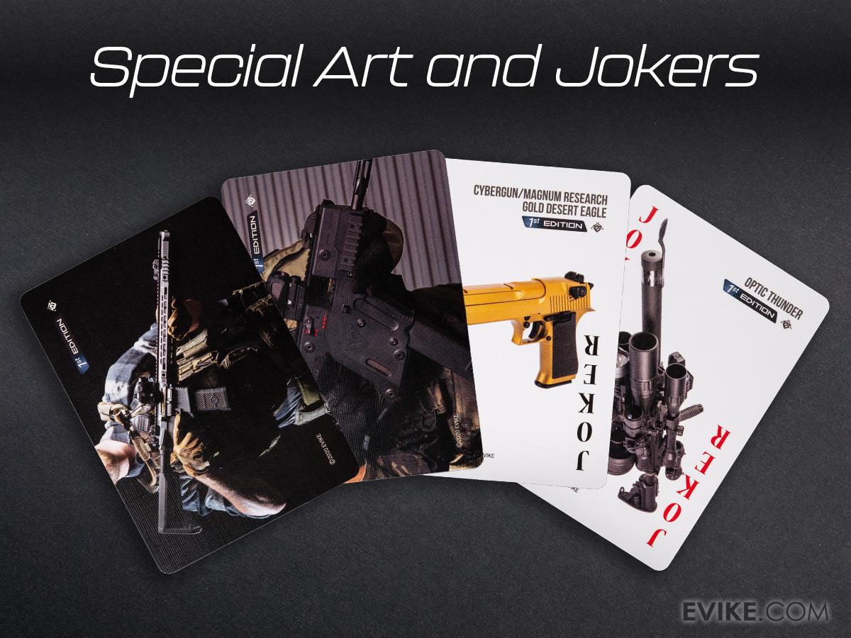 Evike.com "Weapons Cache" Ultimate Collectible Playing Cards (Set: 1st ...