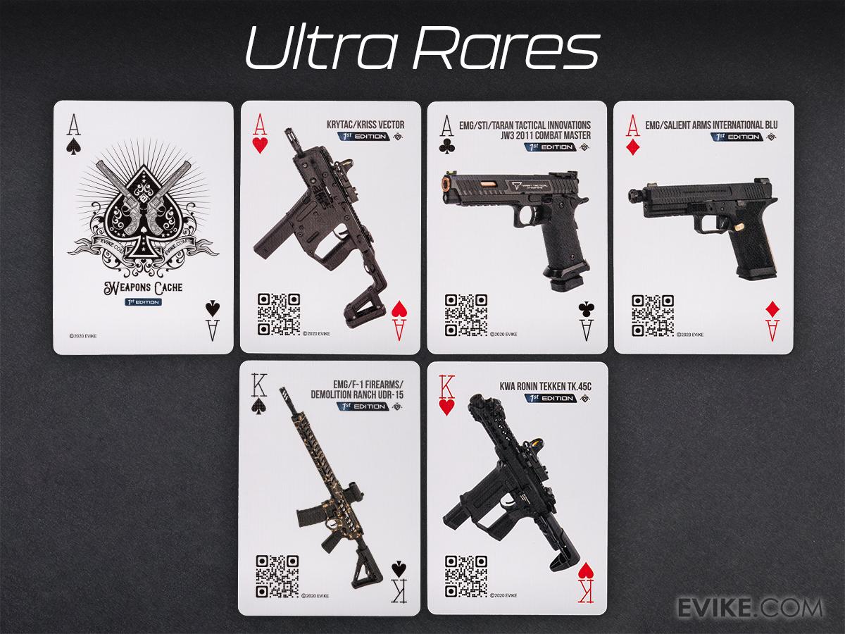 Evike.com "Weapons Cache" Ultimate Collectible Playing Cards (Set: 1st ...