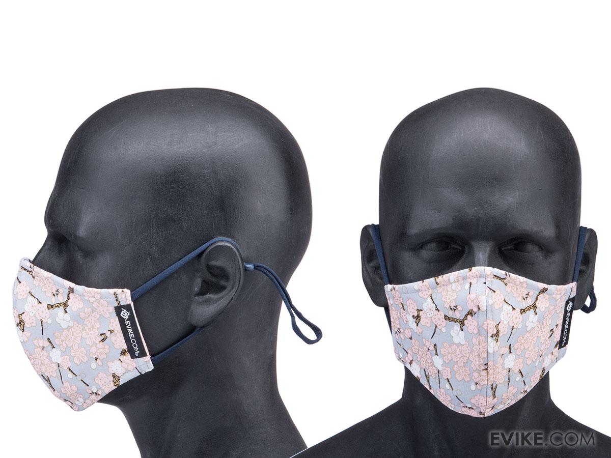 Evike.com NAMI Reusable Nano Face Mask (Color: Pink Cherry Blossoms ...