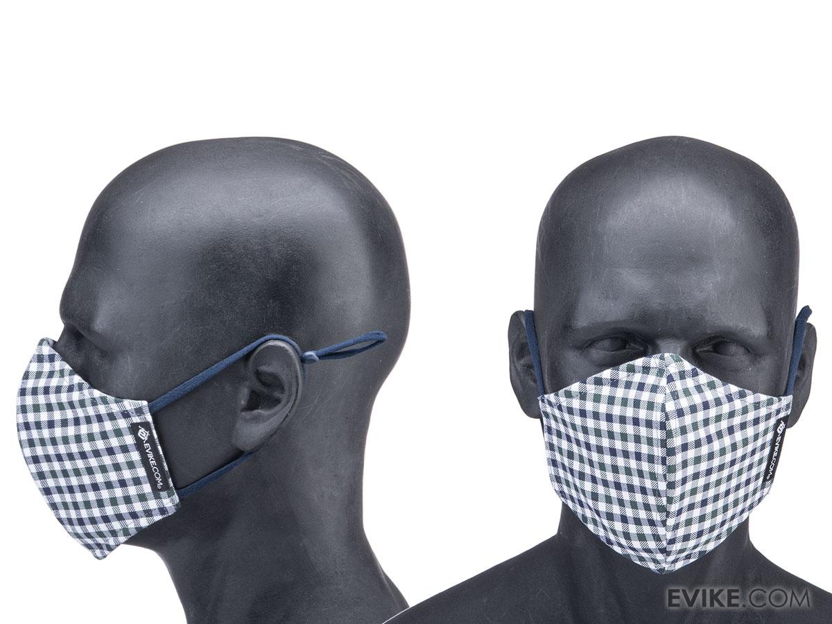 Evike.com NAMI Reusable Nano Face Mask (Color: Black & White Block ...