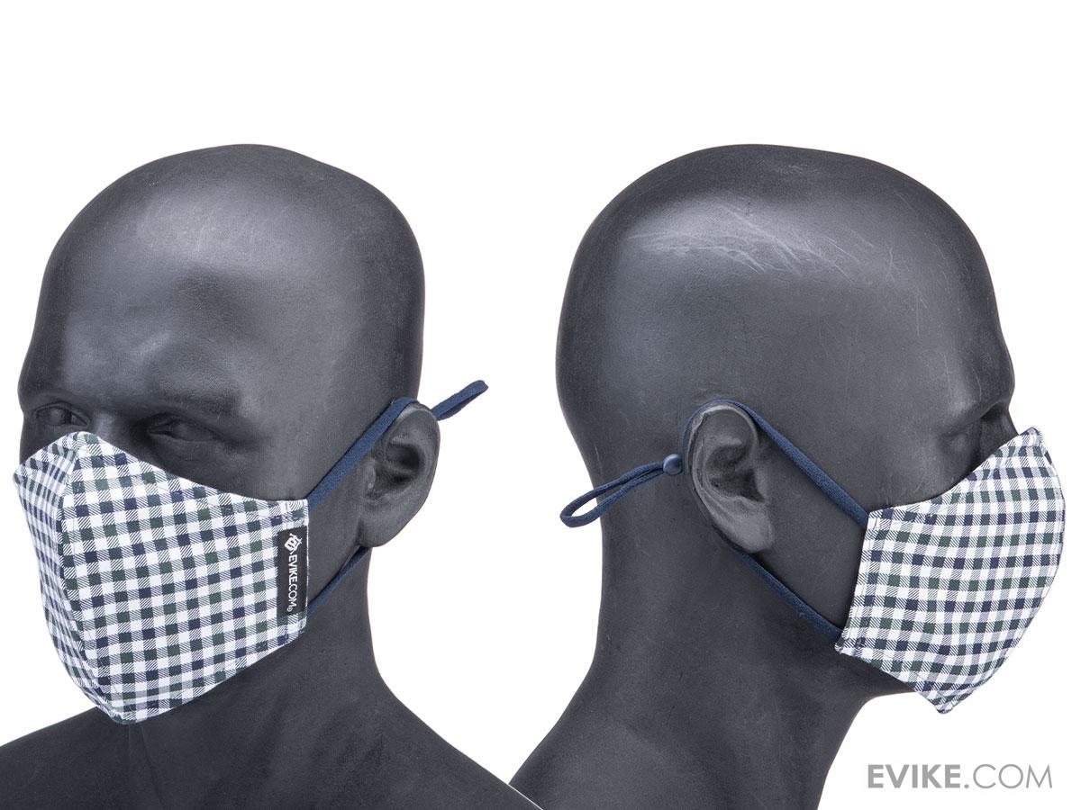 Evike.com NAMI Reusable Nano Face Mask (Color: Black & White Block ...