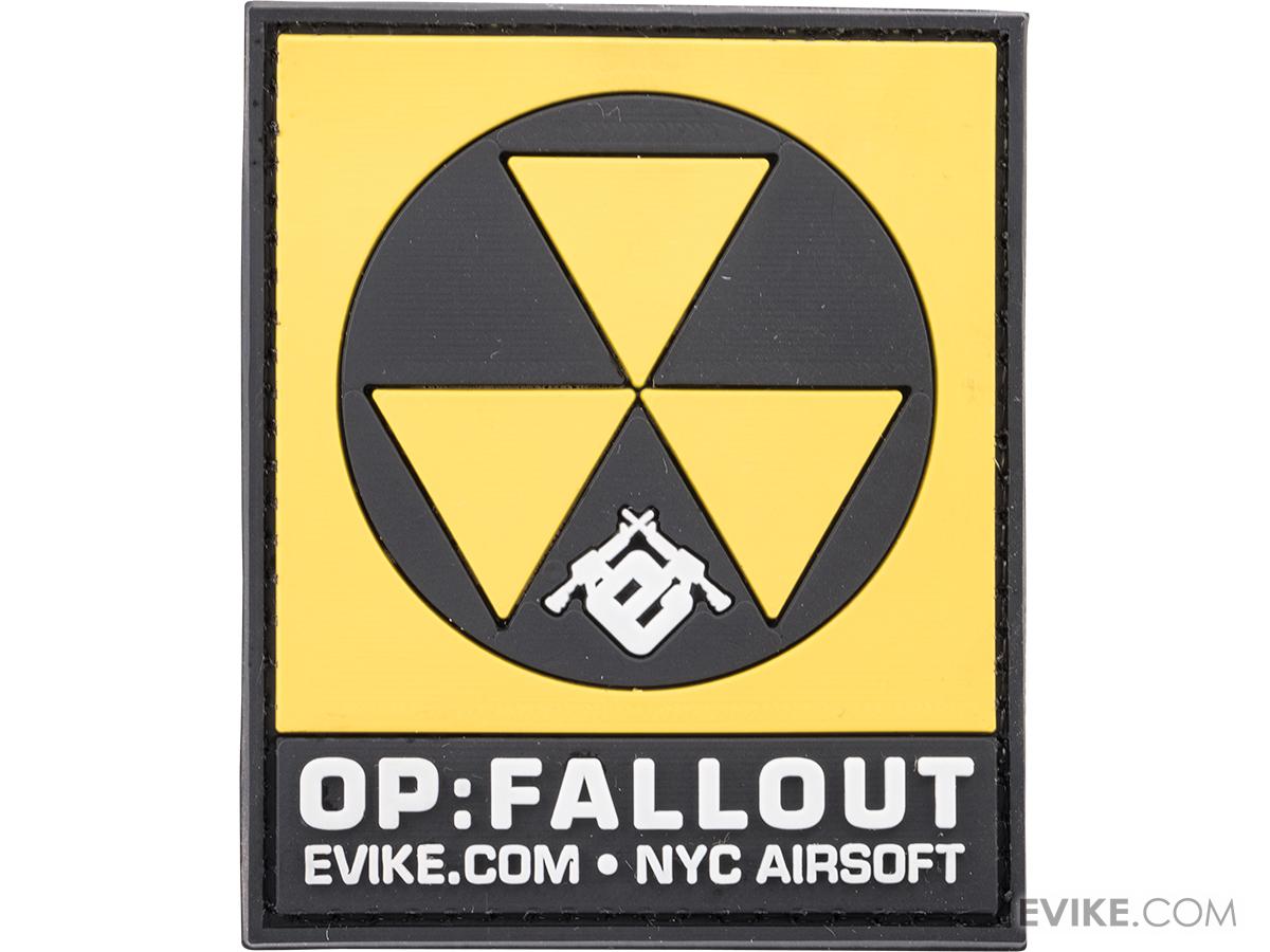 Evike.com "OP: Fallout" PVC Hook and Loop Morale Patch, Evike Stuff, e ...