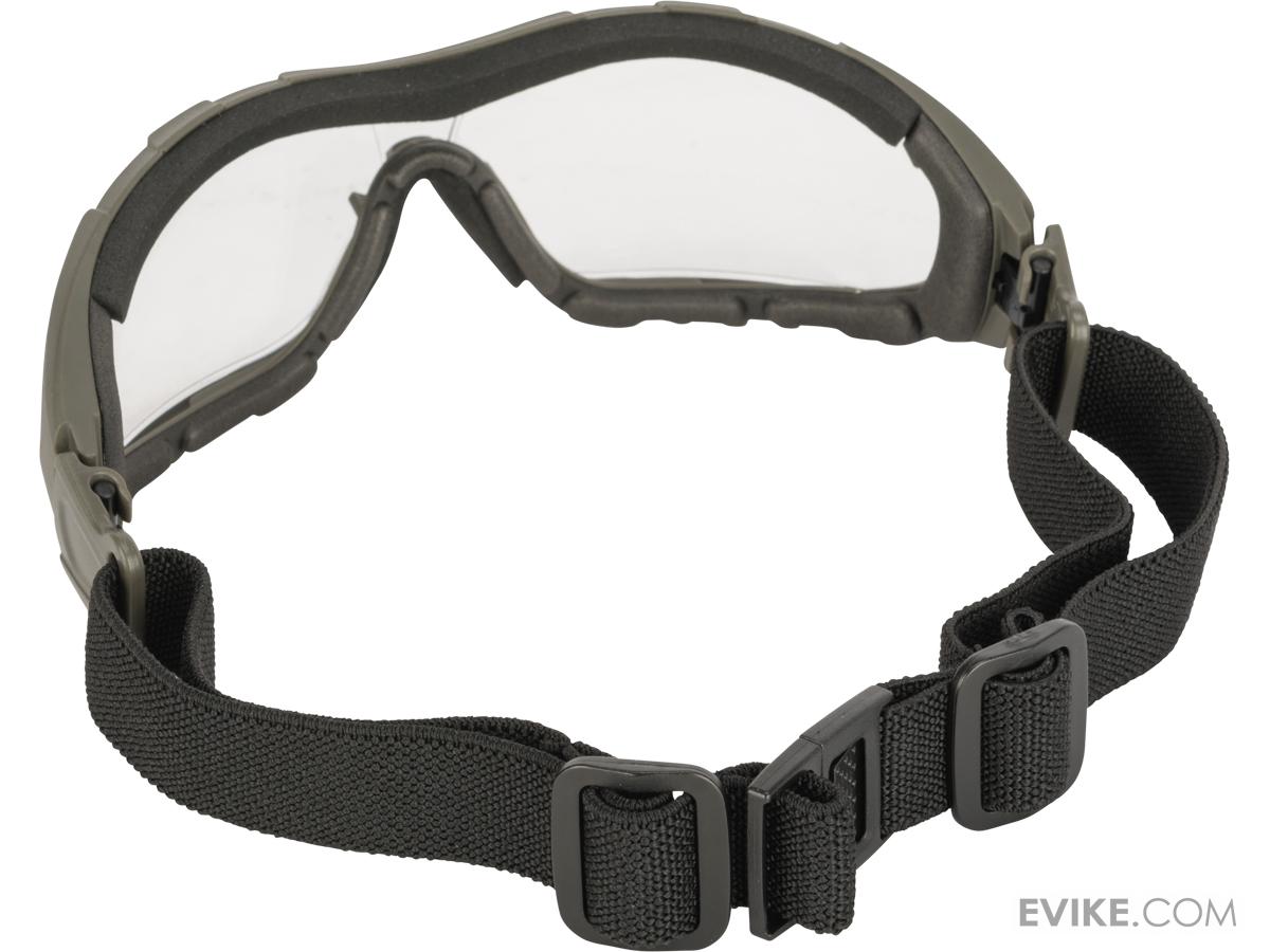 Evike.com ANSI Rated Axis Tactical Goggles (Color: Green Frame / Clear ...