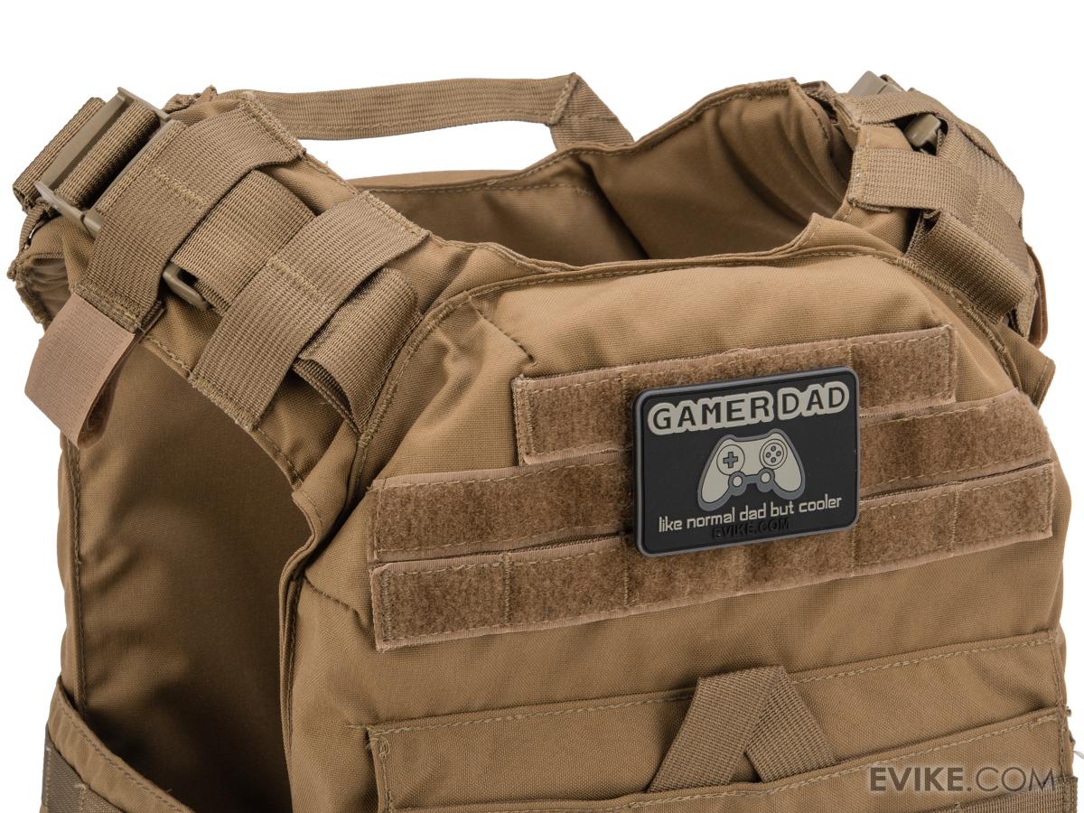 Evike.com "Gamer Dad" PVC Morale Patch, Tactical Gear/Apparel, Patches
