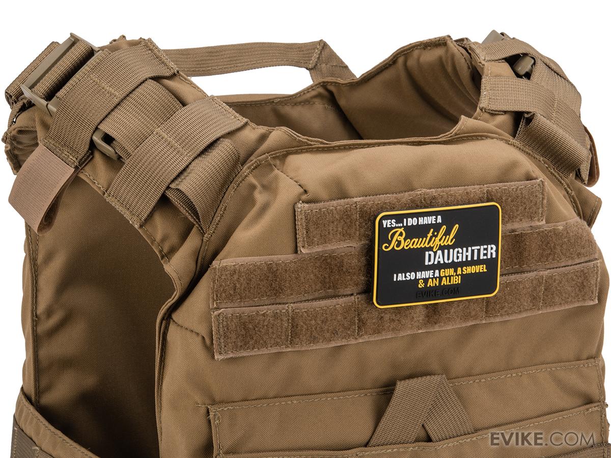 Evike.com "Beautiful Daughter" PVC Morale Patch, Tactical Gear/Apparel ...