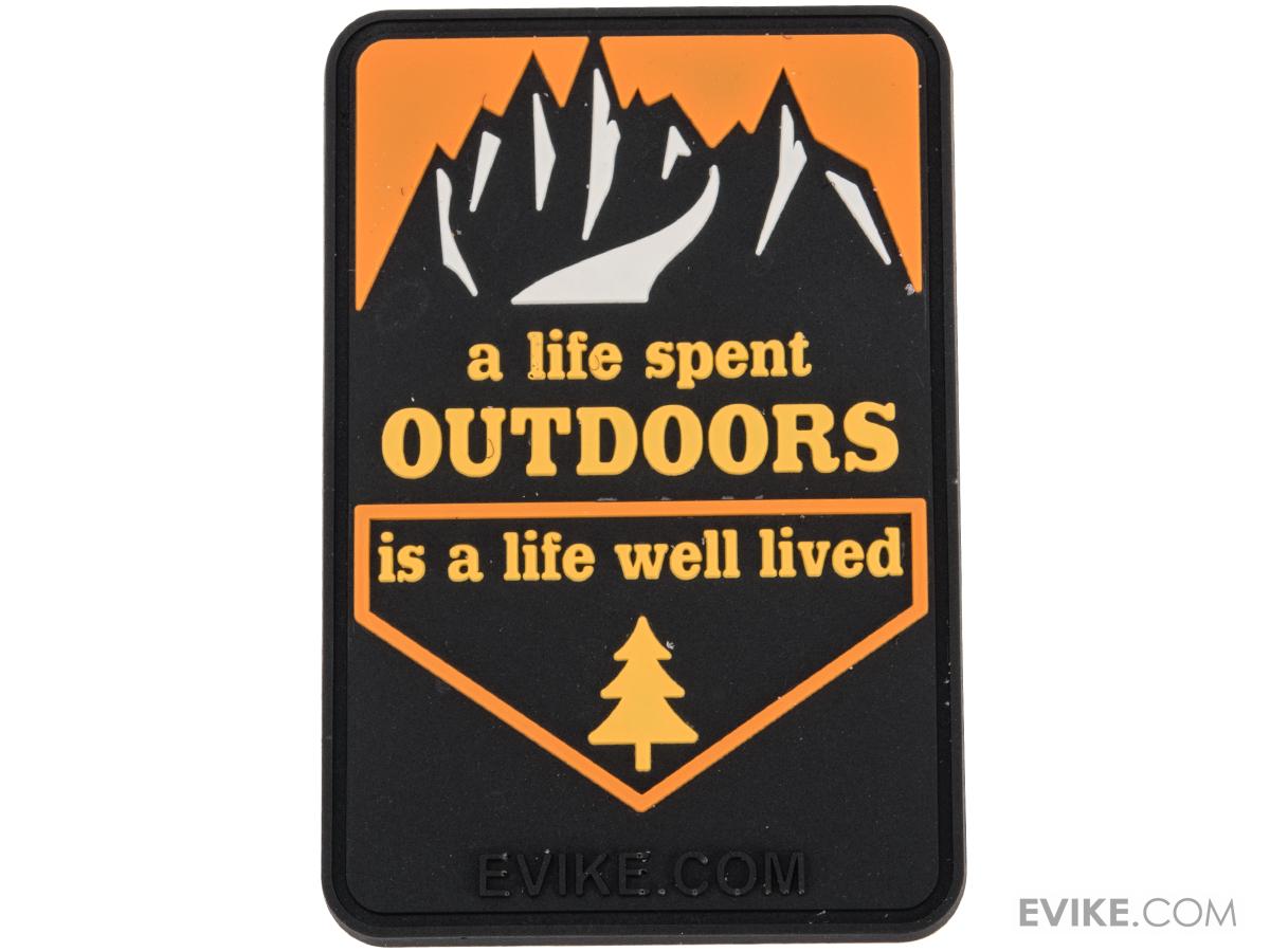 Evike.com "Outdoors" PVC Morale Patch, Tactical Gear/Apparel, Patches