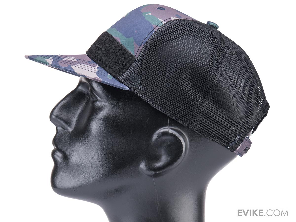 Evike.com Helium Armour Tactical Flat Brimmed Cap (Color: Green Camo ...