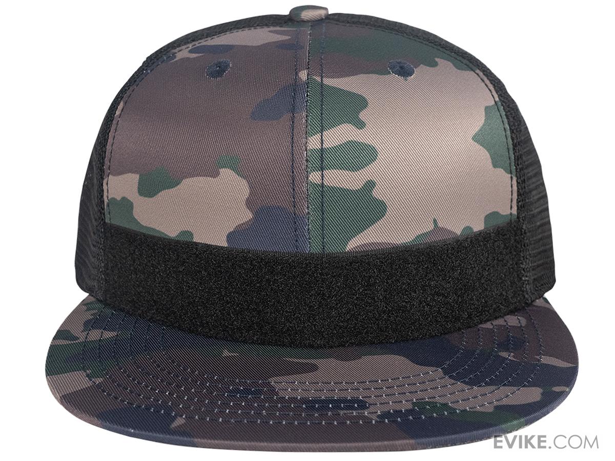 Evike.com Helium Armour Tactical Flat Brimmed Cap (Color: Green Camo ...