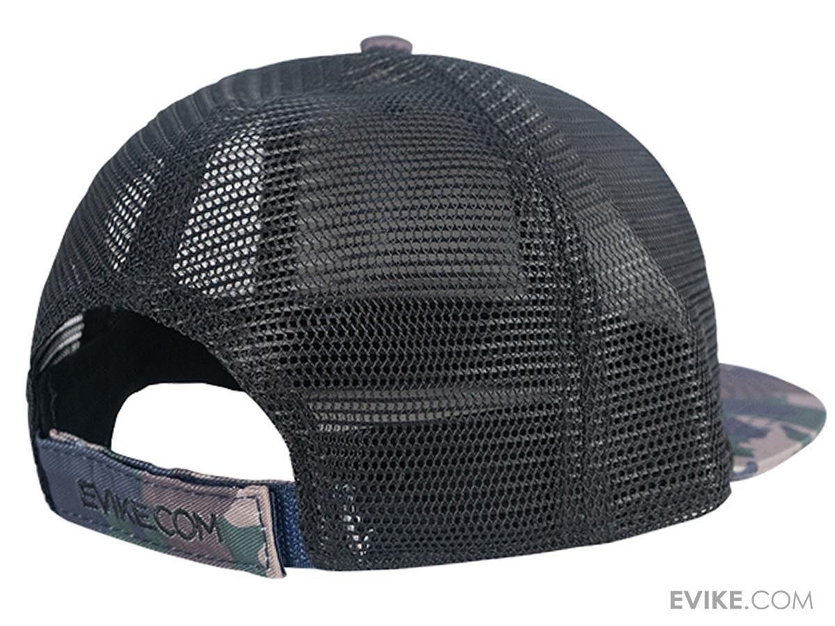 Evike.com Helium Armour Tactical Flat Brimmed Cap (Color: Green Camo ...
