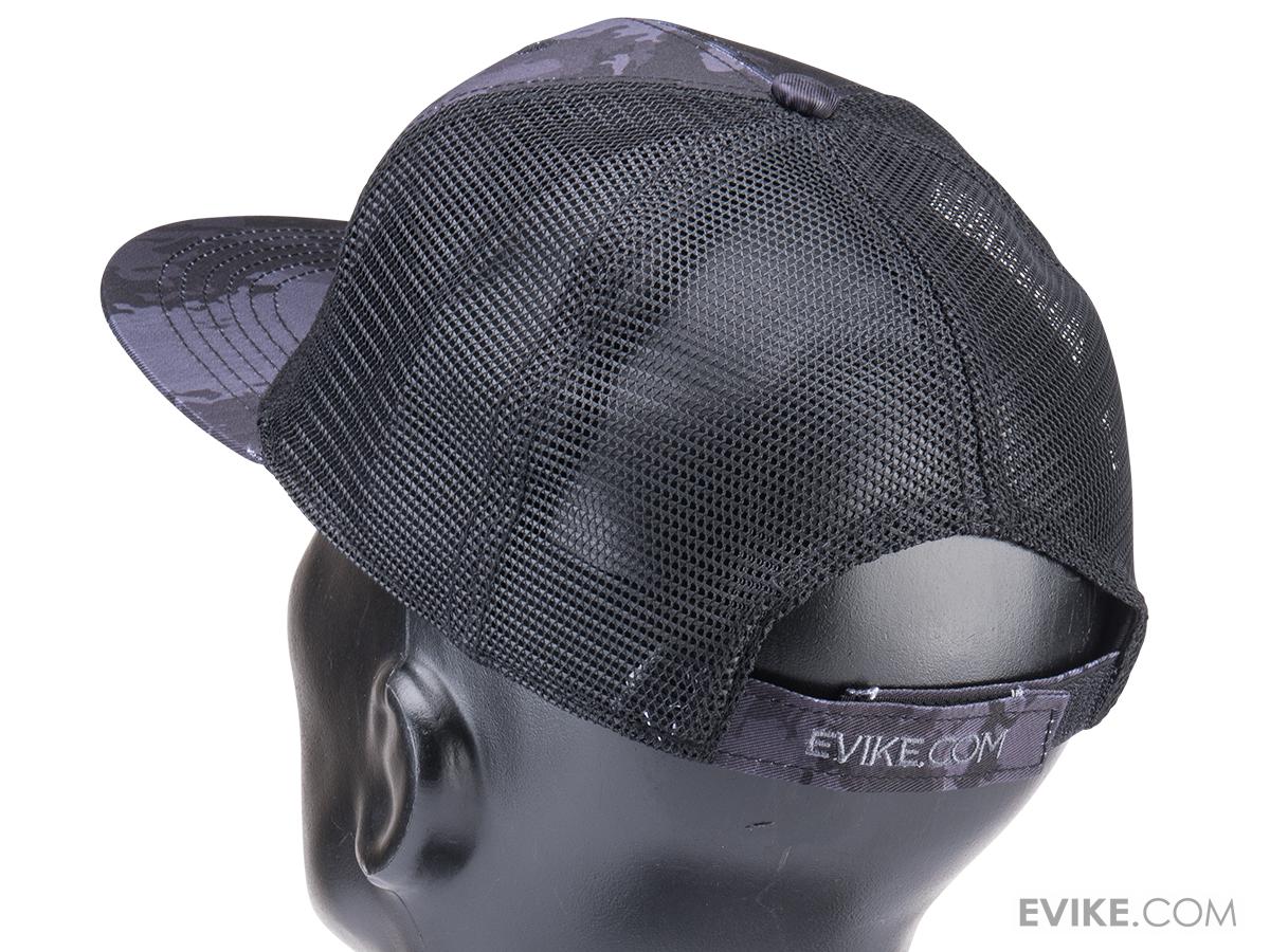 Evike.com Helium Armour Tactical Flat Brimmed Cap (Color: Black Camo ...