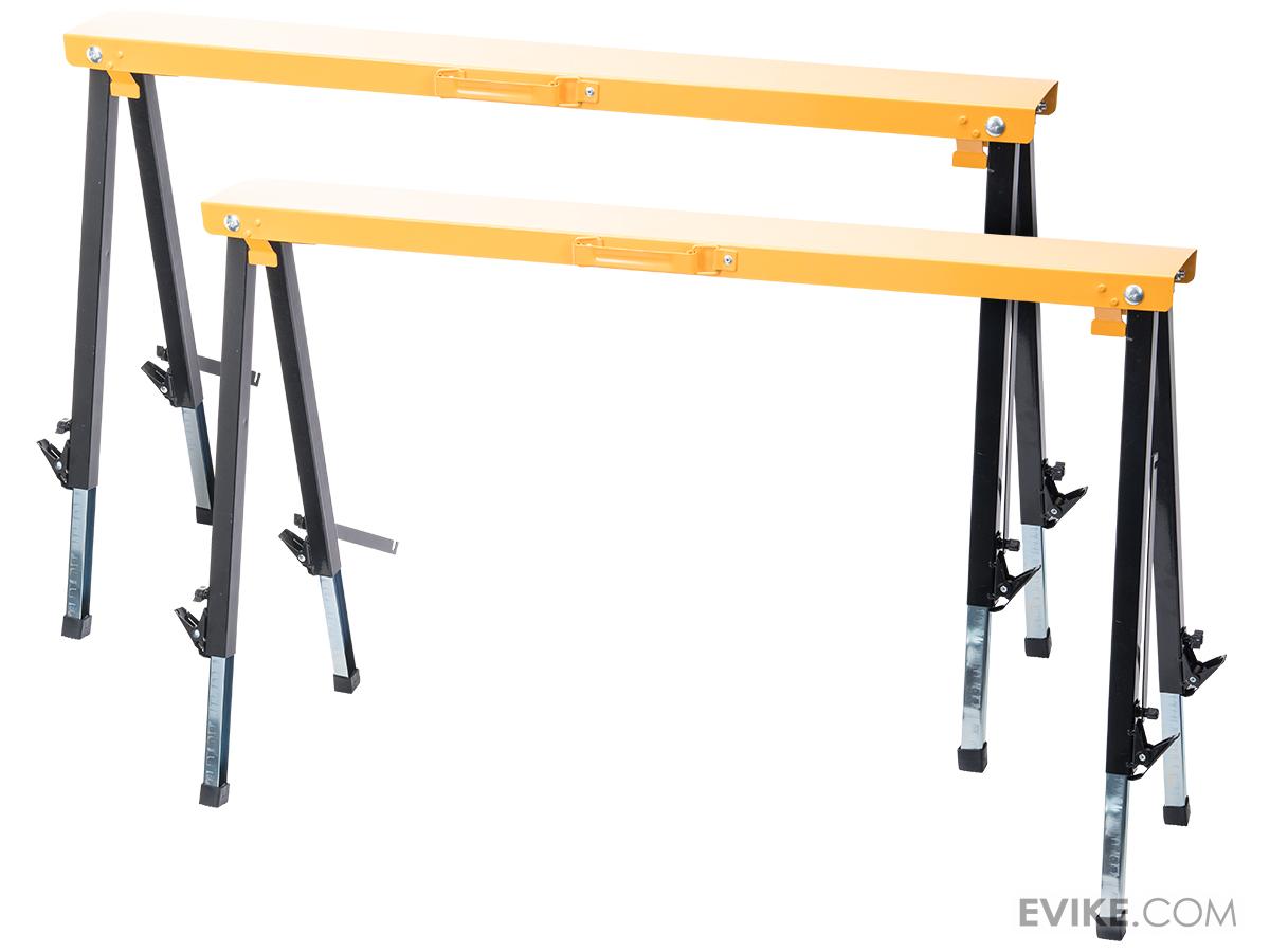 Evike.com Field Deployable Folding Adjustable Bench / Table Set Of 2 ...