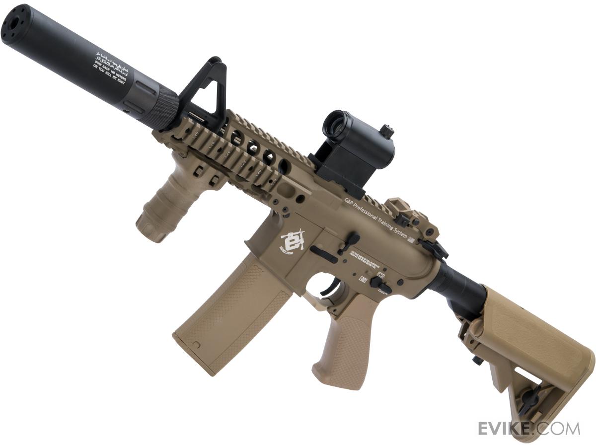 Evike.com G&P Rapid Fire II Airsoft AEG Rifle w/ QD Barrel Extension w ...