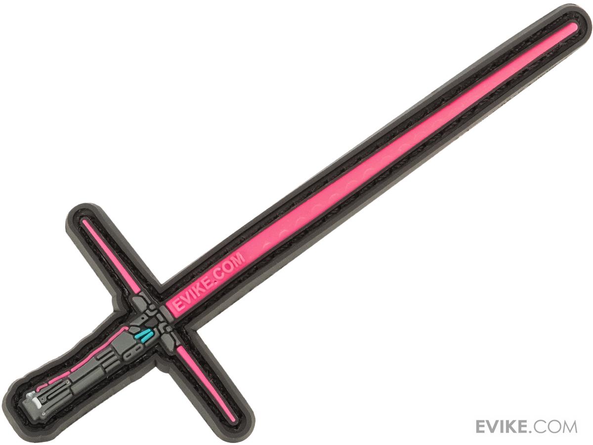 Evike.com PVC Morale Patch "Laser Sword" Series (Model: Pink T-Blade ...