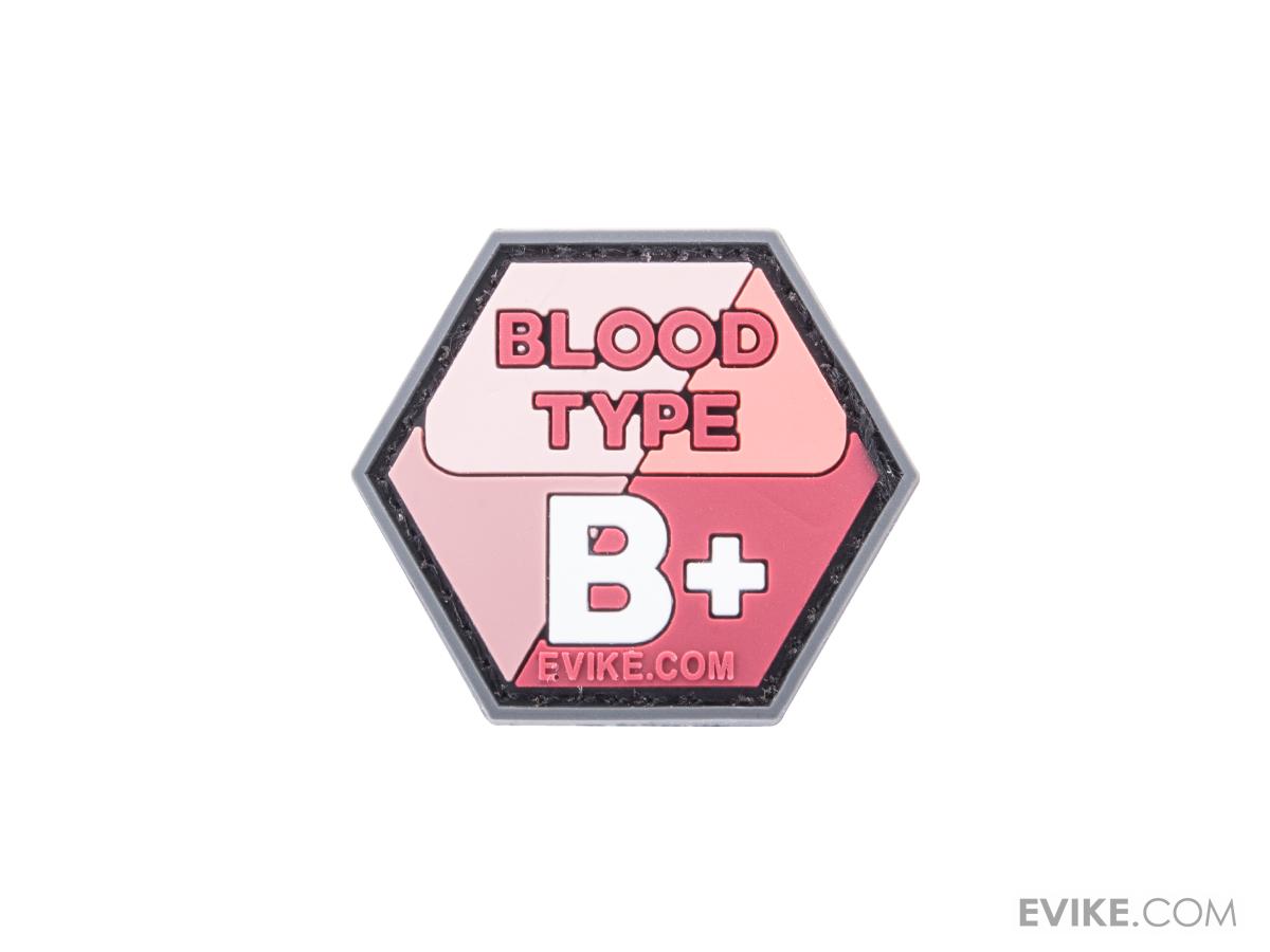"Operator Profile PVC Hex Patch" Blood Type Series (Color: Pink / B ...