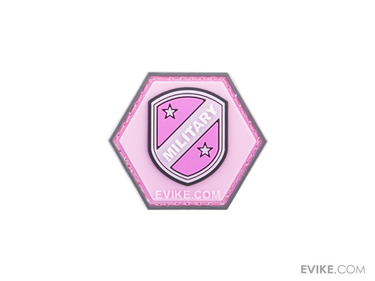 "Operator Profile PVC Hex Patch" Freedom! Series 1 (Model: Military Shield - Pink), Tactical ...