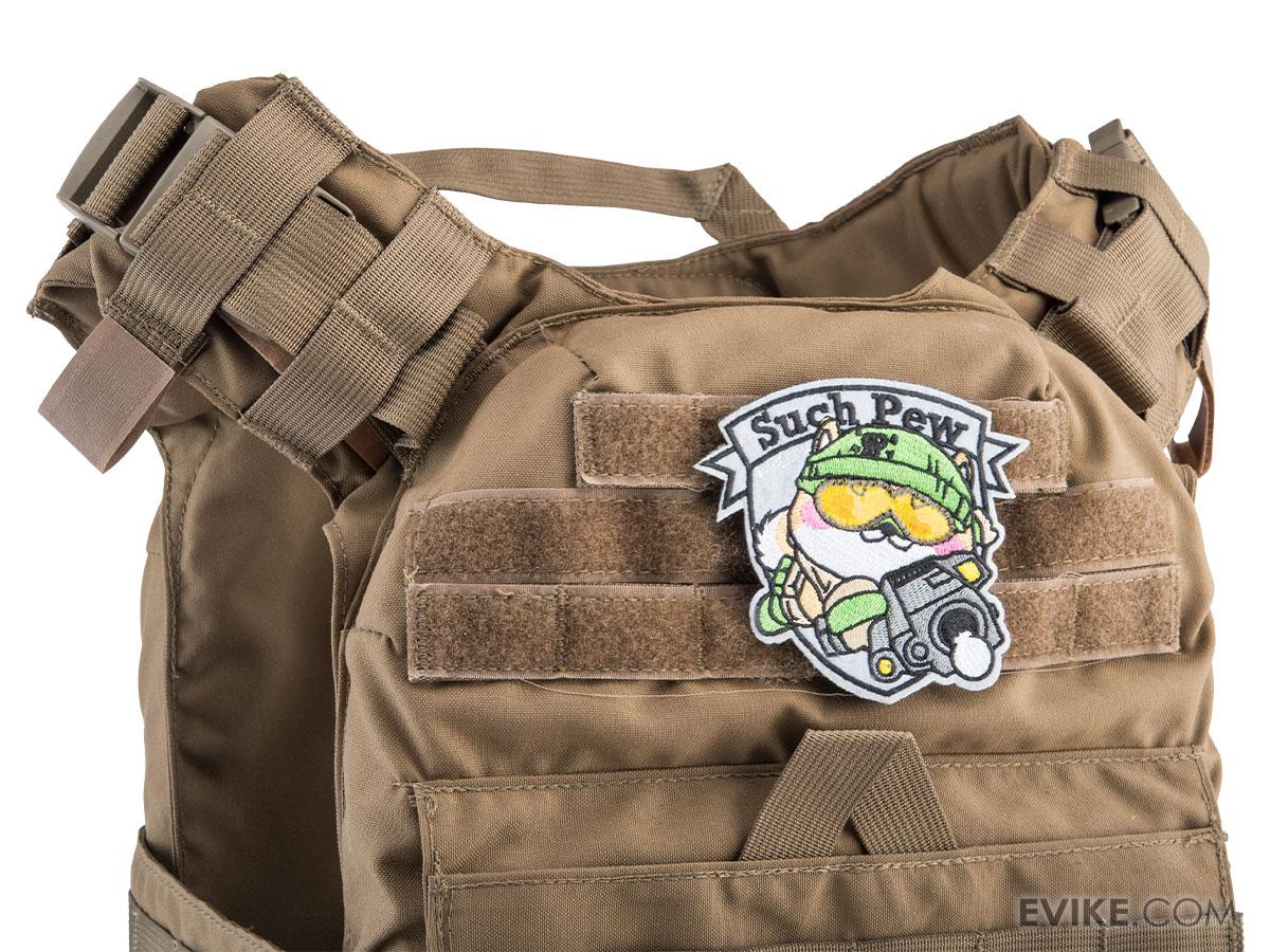 Evike.com "Such Pew" Embroidered Morale Patch, Tactical Gear/Apparel ...