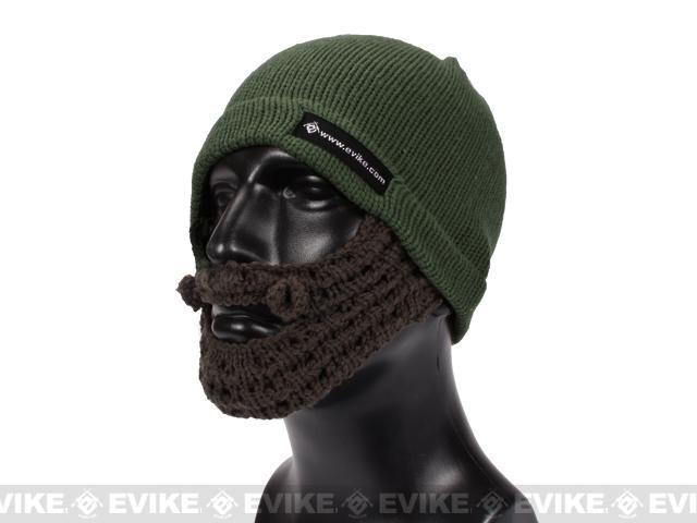 Evike.com Tactical Beard Beanie (Color: OD Green / Brown), Evike Stuff ...