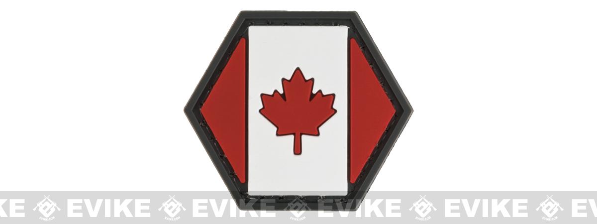 "Operator Profile PVC Hex Patch" Flag Series (Model: Canada), Tactical ...