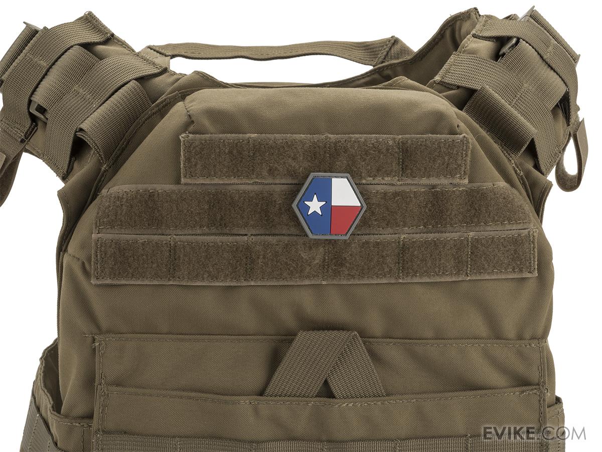 "Operator Profile PVC Hex Patch" State Flag Series (Model: Texas), Tactical Gear/Apparel ...