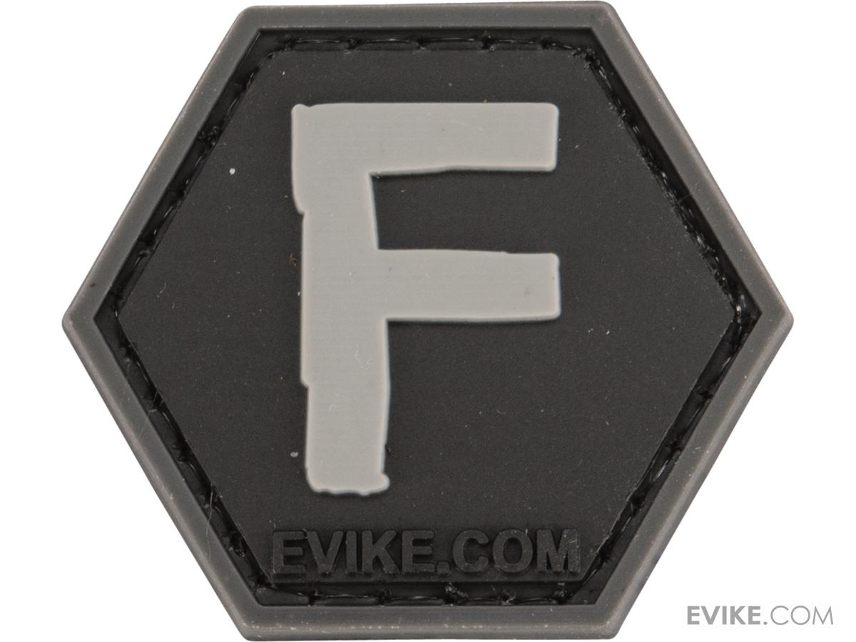"Operator Profile PVC Hex Patch" - Alphabet Series (Model: F), Tactical ...